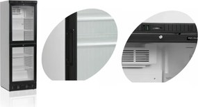 Tefcold SCU2375 – Prosklená lednice na nápoje, dvoudveřová, 347 l, výška 184 cm (15934) – záruka 2 roky