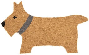 Kokosová rohožka ve tvaru psa - 67*40*1 cm