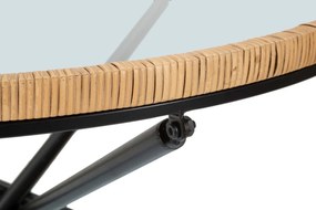 Designový konferenční stolek Vasundhara 80 cm vícebarevný