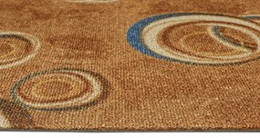 Koberce Breno Metrážový koberec DROPS 64, šíře role 400 cm, Oranžová, Vícebarevné