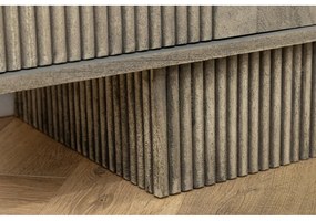 Massive home | Komoda Art Deco 170cm masiv šedé mango