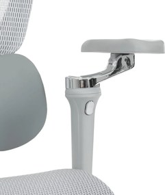 Ergonomická kancelářská židle EXECUTIVE - šedá síťovina