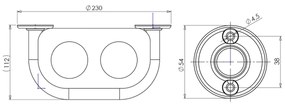 AQUALINE 8007 držák kelímků, bílá