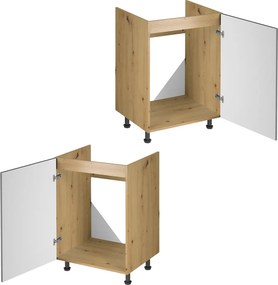 Kuchyně LANGEN šp | push open | 300 cm | SOKL v CENĚ | artisan/šedá