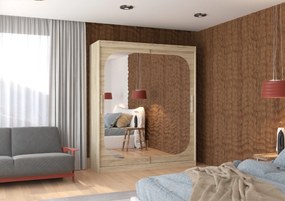 ADRK Furniture Posuvná skříň s zrcadlem ARIZONA 180 ADRK-SW-ARI-S-180
