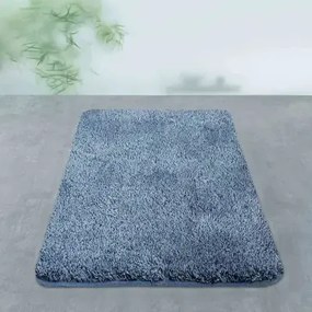Spirella BRIZZOLO modrá / Koupelnová předložka / 60 x 90 cm / akryl /