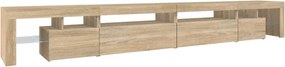 TV skříňka s LED osvětlením sonoma dub 290 x 36,5 x 40 cm 3152804