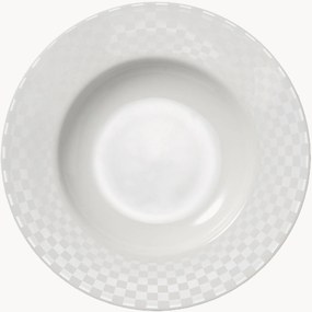 Sada hlubokých talířů z kostního porcelánu Cross White, 6 dílů