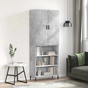 vidaXL Skříň highboard 69,5 x 34 x 180 cm kompozitní dřevo [3196085] Barva: hnědý dub