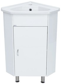 Koupelnová skříňka s umyvadlem Keramia Pro 57,3x41 cm bílá PRORSDV