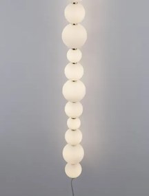 Designové nástěnné svítidlo Perla zlatá