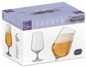 Crystalex Sklenice na pivo Sandra 540 ml, 6 ks
