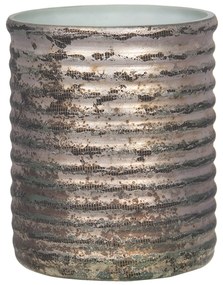 Skleněný svícen na čajovou svíčku Mirla - Ø 9*8 cm