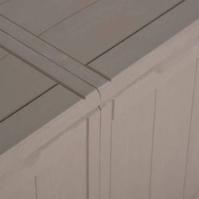 Zahradní úložný box 180 l hnědý PP vzhled dřeva 151231
