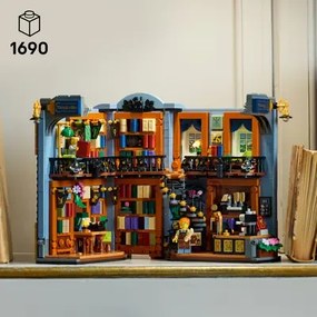 LEGO® Icons 11379 Knižní zarážka: Knihkupectví / Počet dílků: 1690 / o
