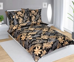 Bellatex Povlečení bavlněné Monstera rozměr 140x200, 70x90 cm