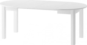 Casarredo - Komfort nábytek Rozkládací jídelní stůl SAPRI, kulatý, bílá
