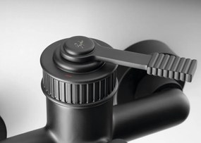 Sapho Versi vanová baterie nástěnná 150 mm černá mat RV010/15