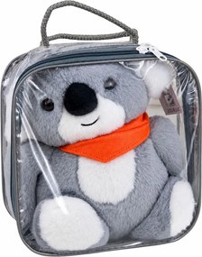 LEAN Toys Medvídek Koala – plyšová terapeutická hračka s váhou 1,3 kg, šedá, 35 cm