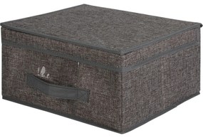 Textiní úložný box s víkem, 31 x 28 x 16 cm