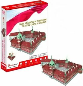CubicFun 3D Puzzle Královský zámek ve Varšavě / 105 dílů / 50 x 30 x 1