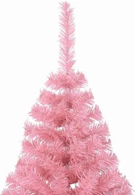 Umělý osvětlený vánoční stromeček Růžová 240 cm PVC 3397098