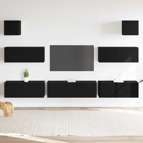 Sestava TV skříněk 7 ks Černý dub Kompozitní dřevo 3332572
