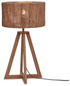 Stolní lampa se stínidlem z juty v přírodní barvě (výška 51 cm) Iguazu – Good&amp;Mojo