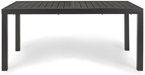 BIZZOTTO Rozkládací zahradní stůl HILDE 160x90 cm antracit