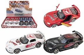 Auto Kinsmart Dodge Viper GTS-R 1:36 12,5cm kov/plast 4 barvy na zpětné natažení (1 ks)