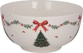 Miska na polévku se stromky Christmas Harmony - Ø 14*7 cm / 500 ml
