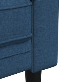 2dílná sedací souprava modrá textil 3209206