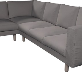 Potah na pohovku IKEA Norsborg rohová 5-místná barva béžová látka pletený vzor