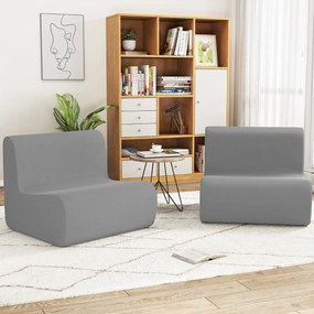 Costway Sedací vak pohodlné křeslo na podlahu s měkkým sametem a ergonomickou