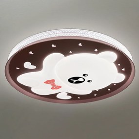 Dětské stropní LED svítidlo Bear, 1x LED 34w, 4000k, p