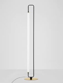 LED černá stojací lampa Wetro 32W