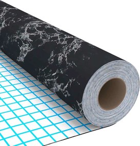 Samolepící tapeta na nábytek černý kámen 500 x 90 cm PVC 326143