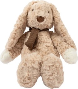 Plyšový béžový zajíc se šálou Cuddly Bunny Jojo – 30 cm