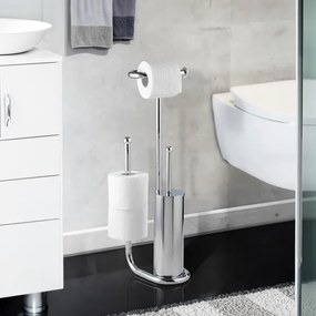 WENKO 18730100 - WC štětka UNIVERSALO 20x62,5 cm lesk. chrom