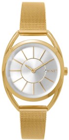 Zlaté dámské hodinky MINET ICON LIGHT GOLD MESH MWL5016
