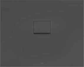 Villeroy & Boch Squaro Infinity - Sprchová vanička, 100x80 cm, Antracit UDQ1080SQI2BV-1S
