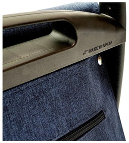 Nákupní taška na kolečkách 53 l Com Tweed Polar Black Tube – Rolser