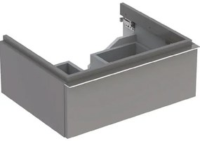 Geberit iCon - Skříňka pod umyvadlo, 595x240x477 mm, platinová lesklá 840262000