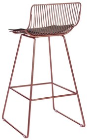 Set 2 ks barových židlí Fidelia (růžovozlatá). 1079006
