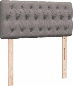 Box spring postel s matrací taupe 80x200 cm textil 3287294