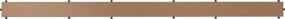 Mexen Flat M13 kryt 2v1 pro liniový odtok 100 cm, kartáčovaná měď - 1C19100
