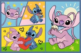 TREFL Puzzle Lilo  Stitch: Se Stitchem není nuda / 2x70 dílků / 27,5 x