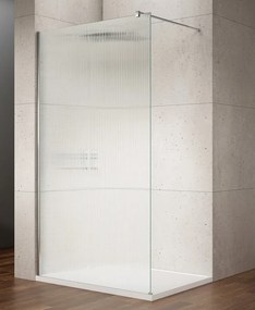 Gelco VARIO CHROME sprchová zástěna 140 x 200 cm jednodílná k instalaci ke stěně chrom sklo nordic GX1514-05