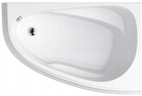 Cersanit Joanna New, rohová vana pravá 160x95cm, bílá, S301-169