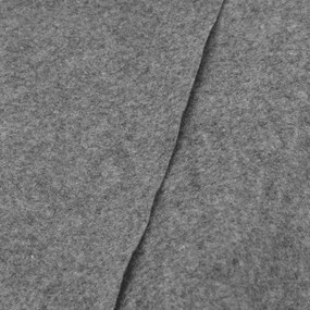 Podložka pod bazén světle šedá Ø550 cm polyesterová geotextilie - Default Title